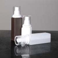 China 50ML/100ML Simple Matte Surface Square Plastic Portable Spray Bottle For Lotion for sale