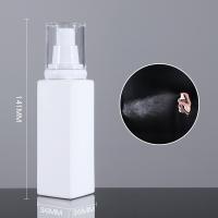 China 50ML/100ML Simple Matte Surface Square Plastic Portable Spray Bottle For Lotion for sale