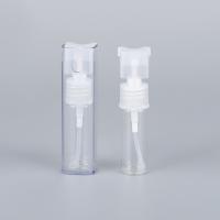 China Plastic 10ml square bottle, mini transparent perfume spray bottle for sale