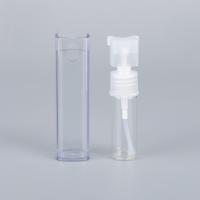 China Plastic 10ml square bottle, mini transparent perfume spray bottle for sale