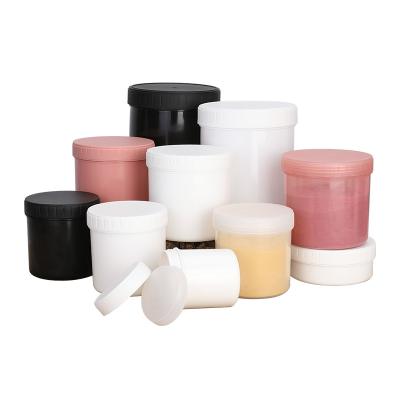 China 1L Plastic Jar White For Liquid Canning Glue Chemical Plastic Can for sale