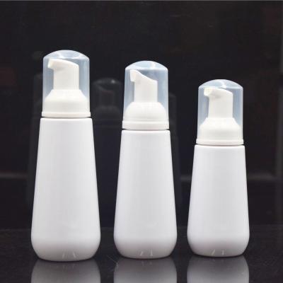China 150ML mousse facial cleanser bottle, foam bottle, foam pump bottle, PET cosmetic plastic bottle, toothpaste foam bottle for sale