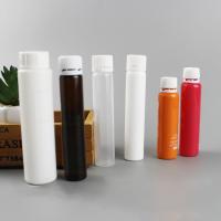 China Long tube bottle, PET bottle, white PP plastic bottle, anti-theft cap, plastic bottle health care product packaging for sale