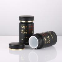 China Black frosted 100ml capsule bottle for sale