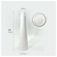 China 200ml conical plastic bottle, conical bottle, cosmetic packaging bottle for sale