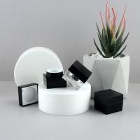 China 5g Black Acrylic Square Bottle, Nail Polish Bottle, Cosmetic Cream Manicure Bottle for sale