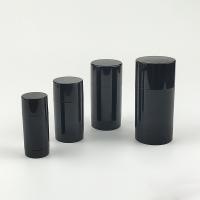 China 15g30g50g75g AS black plastic bottle, solid antiperspirant ointment bottle, bottom rotating roll-on filling bottle for sale