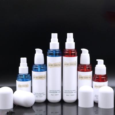 China 50ml 70ml 100ml double layer bottle medical beauty capsule bottle, cosmetic spray bottle, lotion bottle, airless bottle for sale