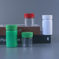China 60ml120ml food packaging jar, health care bottle with anti-theft cap, pet white jar for sale