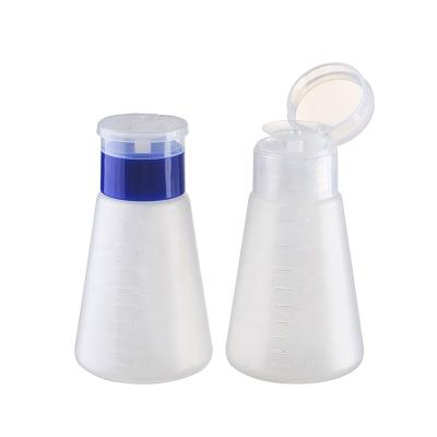 China Stock Low MOQ 3.3oz Hot Sale Nail Polish Remover Pump Dispenser Bottle for sale