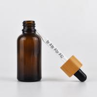 China 5ml 10ml 20ml 30ml 50ml matte frosted black glass dropper essential oil bottles for sale
