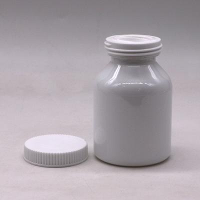 China 100ml PET bottle, white plastic health care bottle for sale