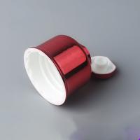 China UV  24/410 28/410 Cosmetic Bottle Cap Plastic Screw Flip Top Cap For Lotion Shampoo Bottle for sale