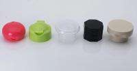 China 20/410 24/410 28/410 24/415 28/400 transparent white pp ribbed smooth screw bottle cap plastic flip top cap disc cap for sale