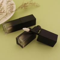 China gradient black pink blue cute matte white 5ml 6.5ml lipgloss bottle empty beauty makeup lip glaze tube cosmetics diy for sale