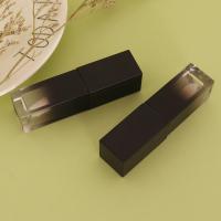 China gradient black pink blue cute matte white 5ml 6.5ml lipgloss bottle empty beauty makeup lip glaze tube cosmetics diy for sale