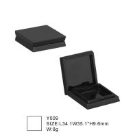 China Square powder box, eye shadow, compact powder plastic box for sale