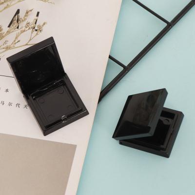 China Plastic Refill Round Full Clear Transparent Empty Cosmetic Container with Mirror Paper Pressed Pp Square Box Compact Pow for sale