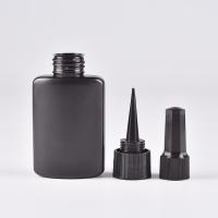 China customized sharp mouth 120ml black plastic PET bottle for sale