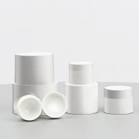 China Manufacturer OEM Body Face Cream Jar Packaging  3G/5G/10G/15G/20G/30G/50G White Plastic Pet Cosmetic Cream Jar for sale