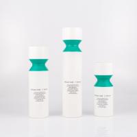 China White PP plastic cosmetic packaging airless pump bottle with snap lotion pump for sale