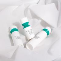 China White PP plastic cosmetic packaging airless pump bottle with snap lotion pump for sale