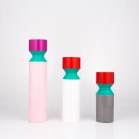 China White PP plastic cosmetic packaging airless pump bottle with snap lotion pump for sale