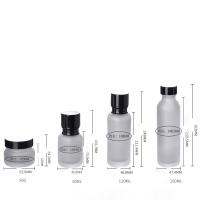 China wholesale frosted lotion pump bottle 50g 50ml 110ml 150ml cosmetic skin care packaging for sale