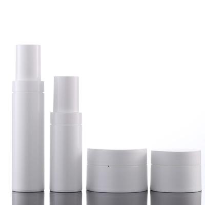 China luxury Spot wholesale white plastic bottle 30ML 50ML Cosmetic Jar 10G 15G 30G luxury cosmetic packaging for sale