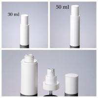 China luxury Spot wholesale white plastic bottle 30ML 50ML Cosmetic Jar 10G 15G 30G luxury cosmetic packaging for sale