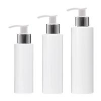 China Cosmetic White pet lotion pump bottle 100ml 150ml 200ml packaging bottle container for sale