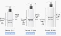 China Cosmetic White pet lotion pump bottle 100ml 150ml 200ml packaging bottle container for sale