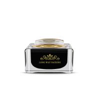 China Wholesale clear lotion bottle cosmetic face frosted spray cream glass jar wood cover skin matte 50G bamboo Body scrub for sale