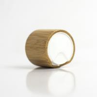 China Wholesale 20/410 24/410 Bamboo Disc Cap Press Cap Flip Top Cap for Cosmetic Bottle Jar for sale
