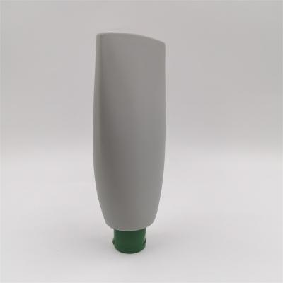 China 200g flat hose bottle, gray hand cream and body lotion bottle plastic bottle for sale