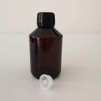 China Custom Cosmetic Blue Plastic Bottle Wholesale 200ml/500ml PET Bottle with Anti-theft cover, Pure dew bottle for sale