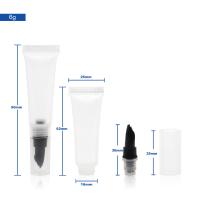 China PE hose silicone brush head 5ML10ML massage eye cream cosmetic universal packaging lip gloss for sale