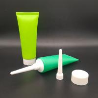 China gel packaging tube with long nozzle cap for sale