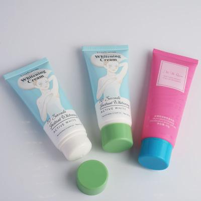 China Cosmetics 50ml Tube Cleansing Body Lotion Spa Cream Cleanser Hair Removal Cream PE Tube Packaging for sale