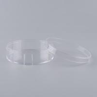 China PS cosmetic packaging bottle 25g transparent cream sample jar trial box bottle for sale