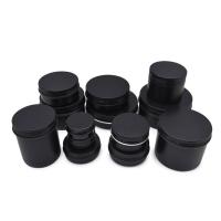 China 5ml --200ml Black Round Aluminum Can Christmas Candle Containers Empty Pomade Packaging Lip Balm Tin for sale