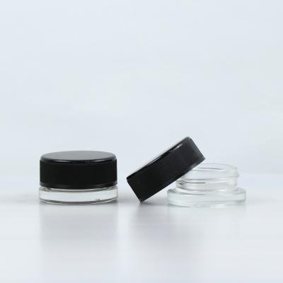 China Eye cream bottle cream bottle square round brown frosted transparent screw cap thick bottom 3g 5g15g for sale