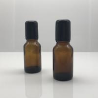 China 15ML Brown essential oil bottle medicated oil bottle massage oil bottle roller glass bottle for sale