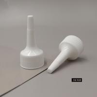 China 24/410 Plastic pointed mouth cap plastic dropper cap white dropper tip cap for sale