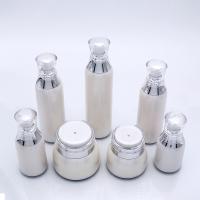 China New spot acrylic skincare packaging cosmetics containers spray pump lotion emulsion cream bottle set 30G, 50G for sale