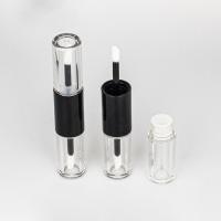 China 4ml*2 Double Sided Lip Gloss Tube 2022 Private Label Lip Glaze Tubes 8ml Clear Double End Lip Gloss Tubes With Brush for sale