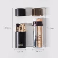 China Double Barreled Plastic 5ml *2 10ml *2 15ml *2 Airless Serum Pump Bottle for sale