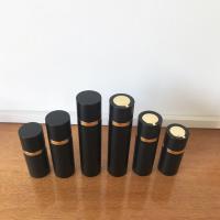 China 100ml 30ml 50g 30g Unique New Round Black Rose Gold Mini Small Square Plastic Skin Lotion Bottle With Pump for sale