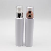 China PET pump lotion bottle 30ml 40ml 50ml 60ml 80ml 100ml 120ml clear flat shoulder glass spray bottle for cosmetic for sale
