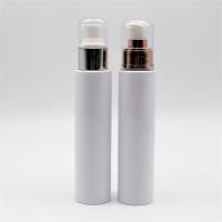 China PET pump lotion bottle 30ml 40ml 50ml 60ml 80ml 100ml 120ml clear flat shoulder glass spray bottle for cosmetic for sale